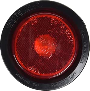 Grote 45072 Red 2 1/2" Round Clearance Marker Light (Built-In Reflector ...