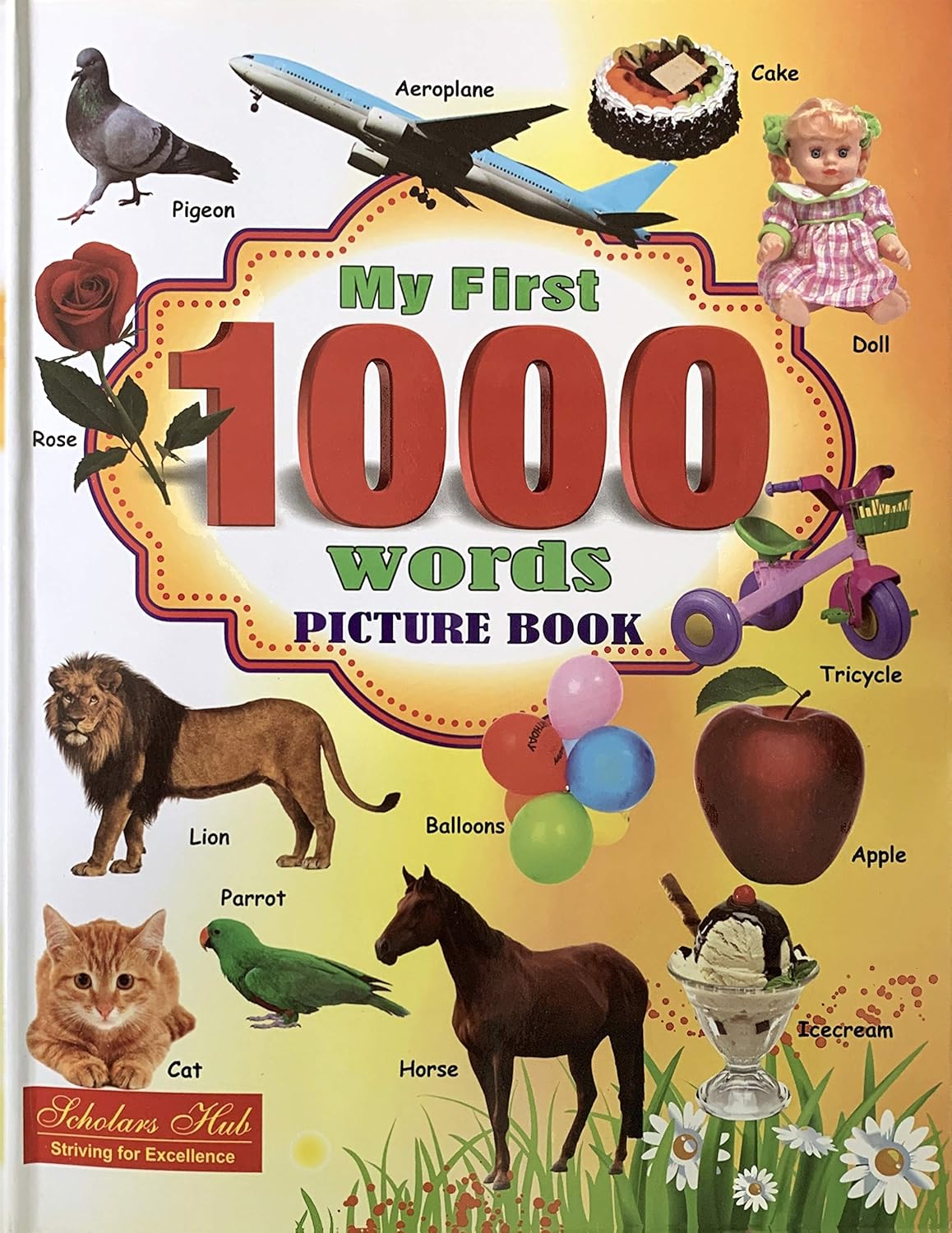 MY FIRST 1000 WORDS BOARD BOOK: Unknown Author: 9788183532877: Amazon ...