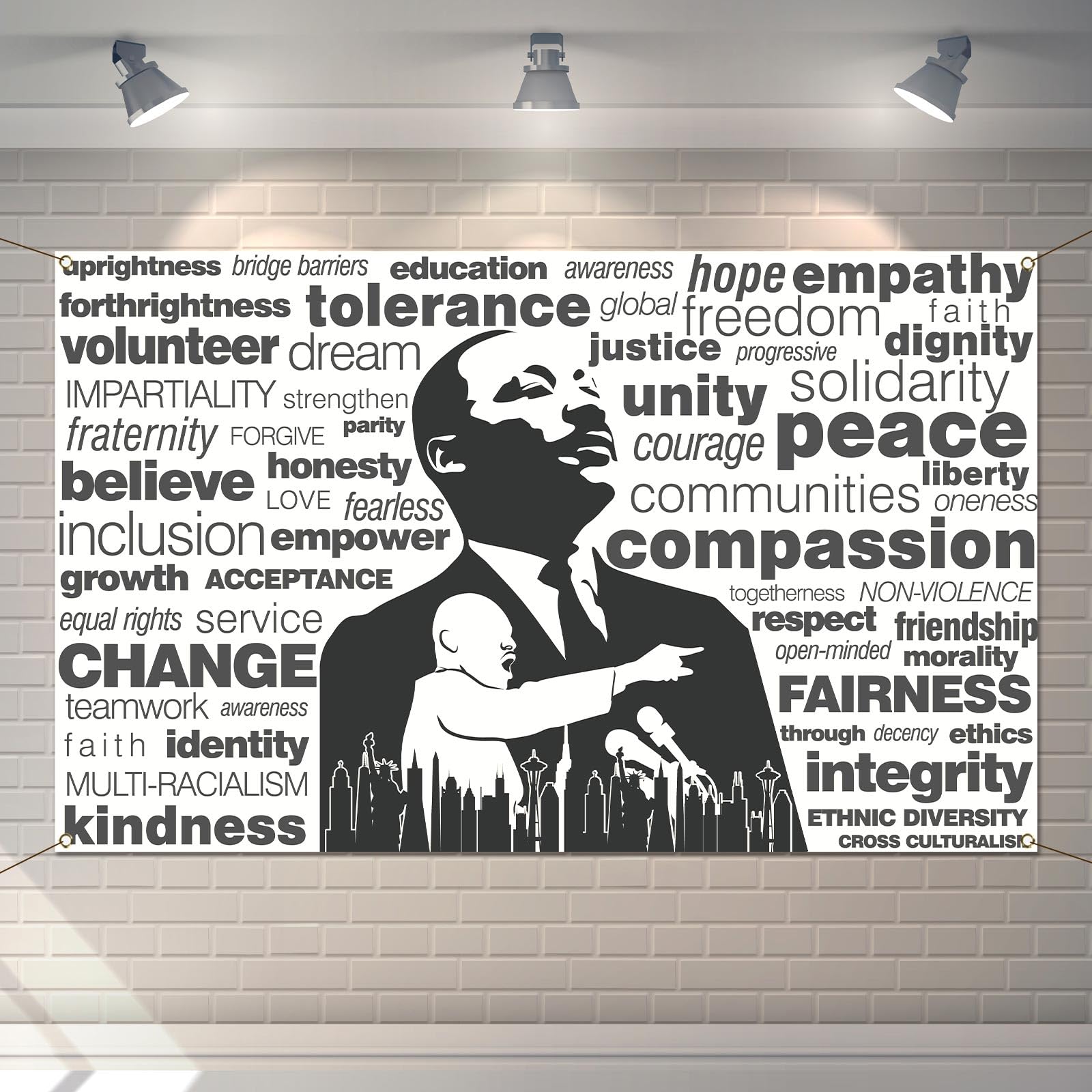 Amazon.com: Buxiuer Martin Luther King Jr. Day Photo Booth Backdrop I ...