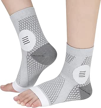 Neuropathy Socks for Men and Women, Toeless Compression Socks for ...