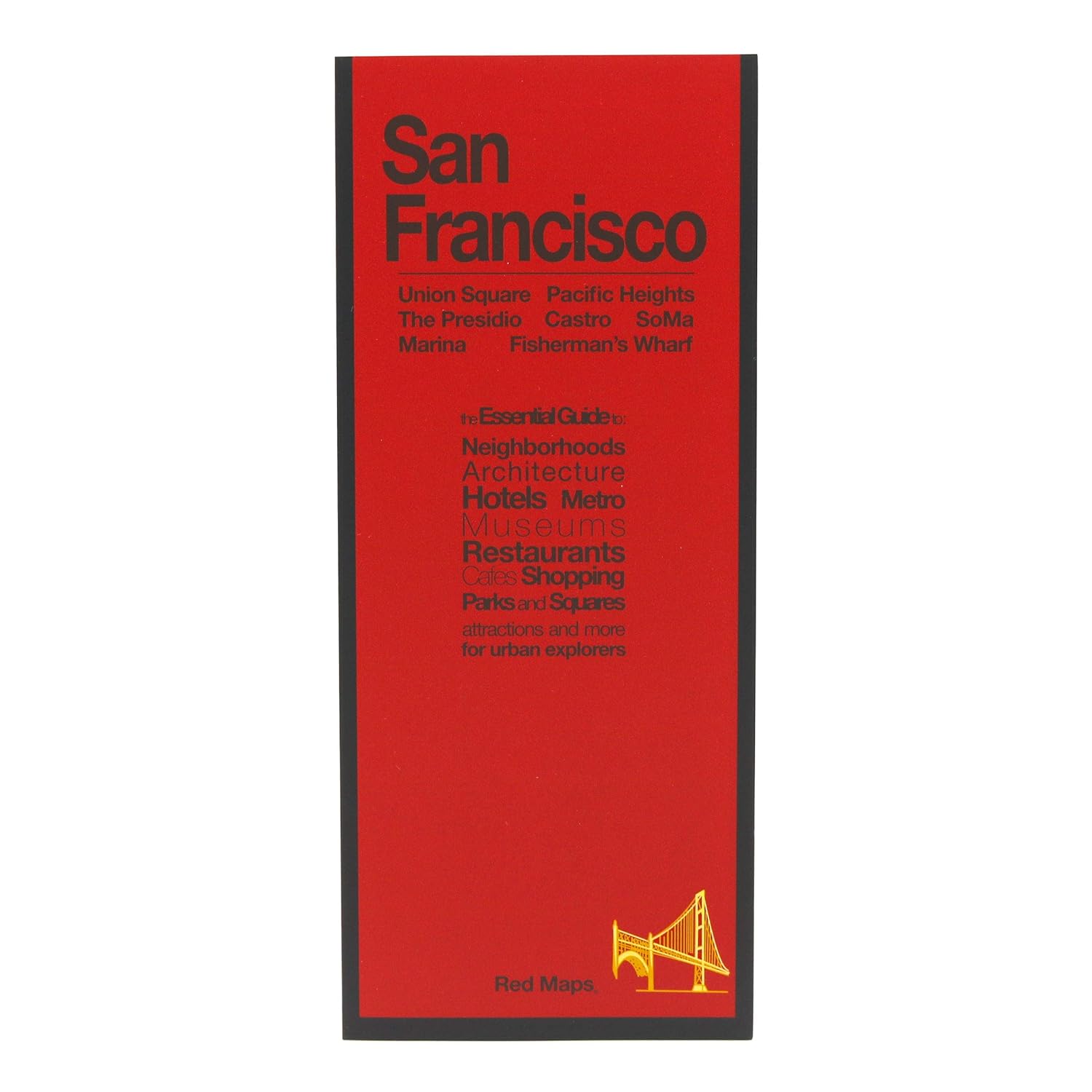 Red Maps SAN FRANCISCO Street Map and City Guide: Red Maps ...