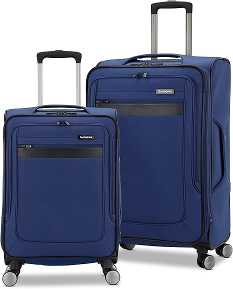 Amazon.com | Samsonite Ascella 3.0 Softside Expandable Luggage with Spinners, Light Plum, 2PC ...