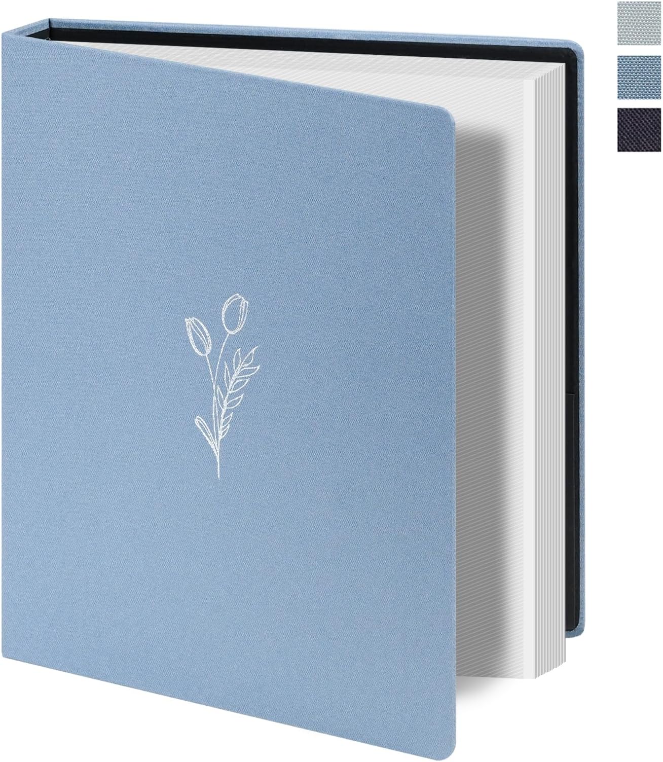 Amazon.com: Hiwhy Photo Album Self Adhesive, 3 Ring Photo Albums Book ...
