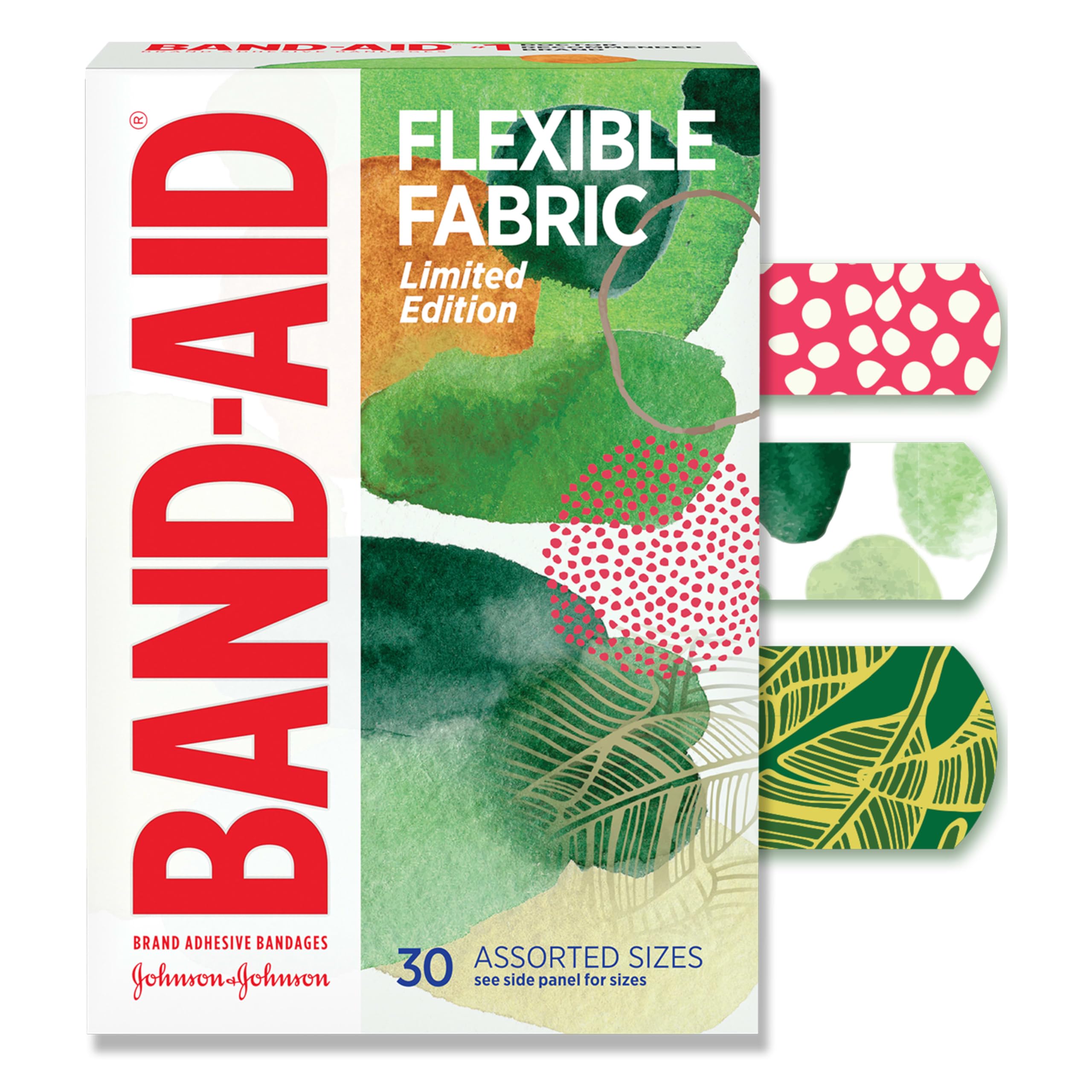 Amazon.com: Band-Aid Brand Flexible Fabric Adhesive Bandages ...