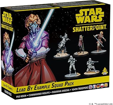 Amazon.com: Star Wars Shatterpoint Lead by Example SQUAD PACK ...