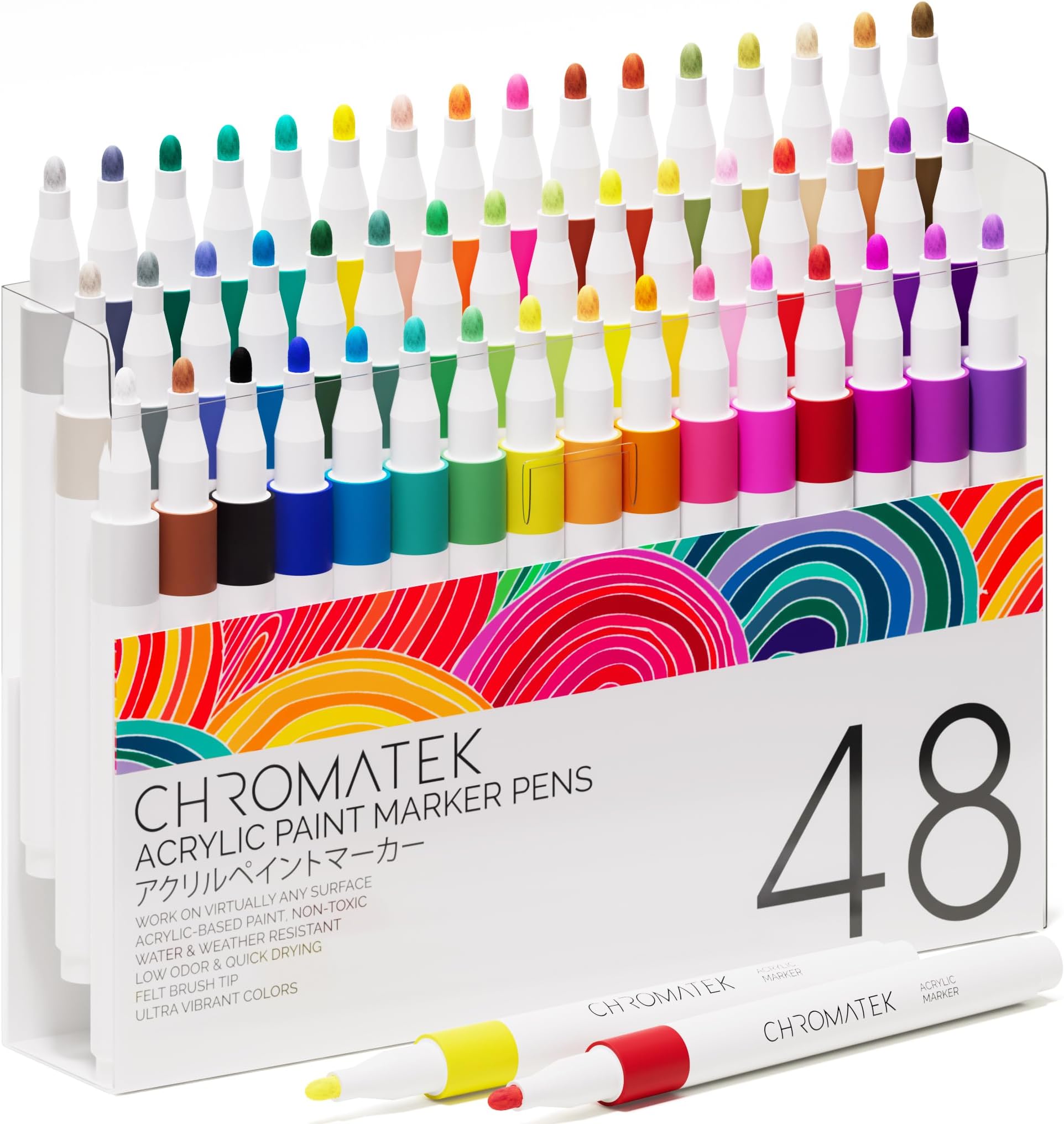 Arteza Acrylic Paint Markers Set Of 40 at Shirl Ketner blog
