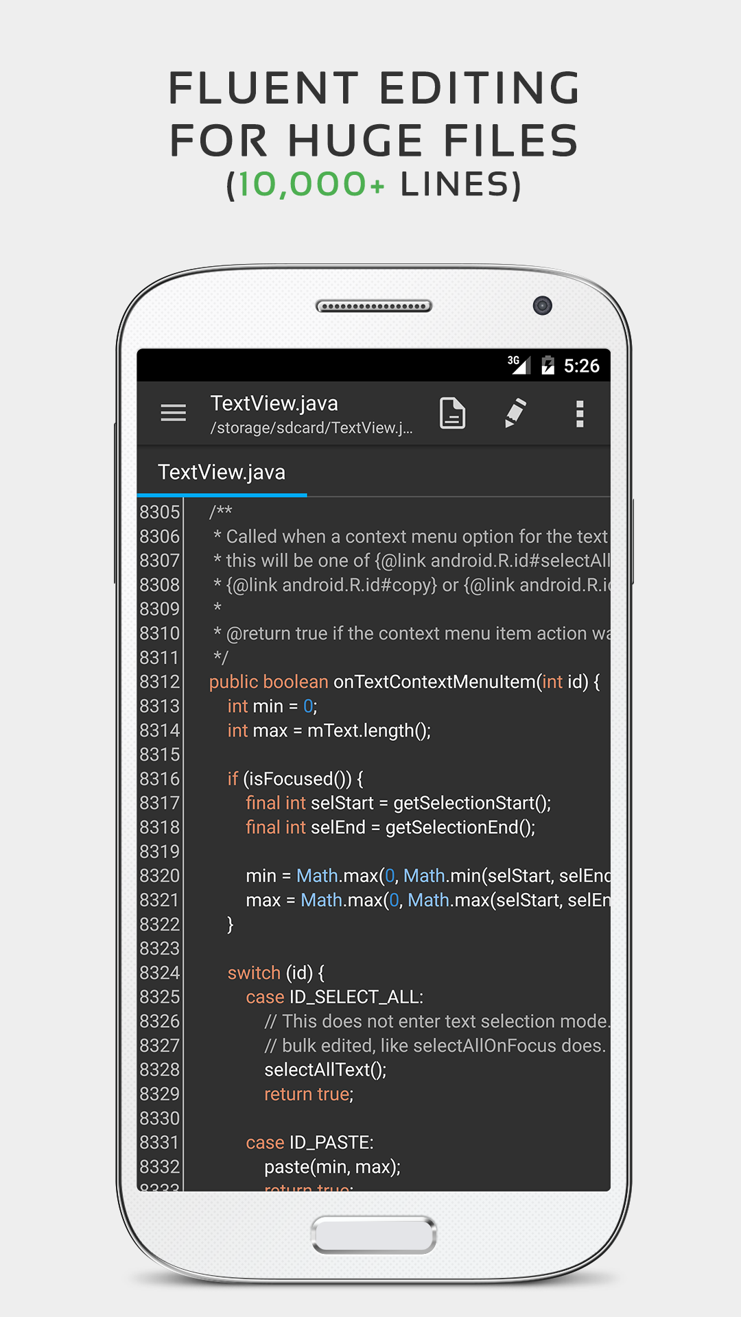 QuickEdit Text Editor - App on Amazon Appstore