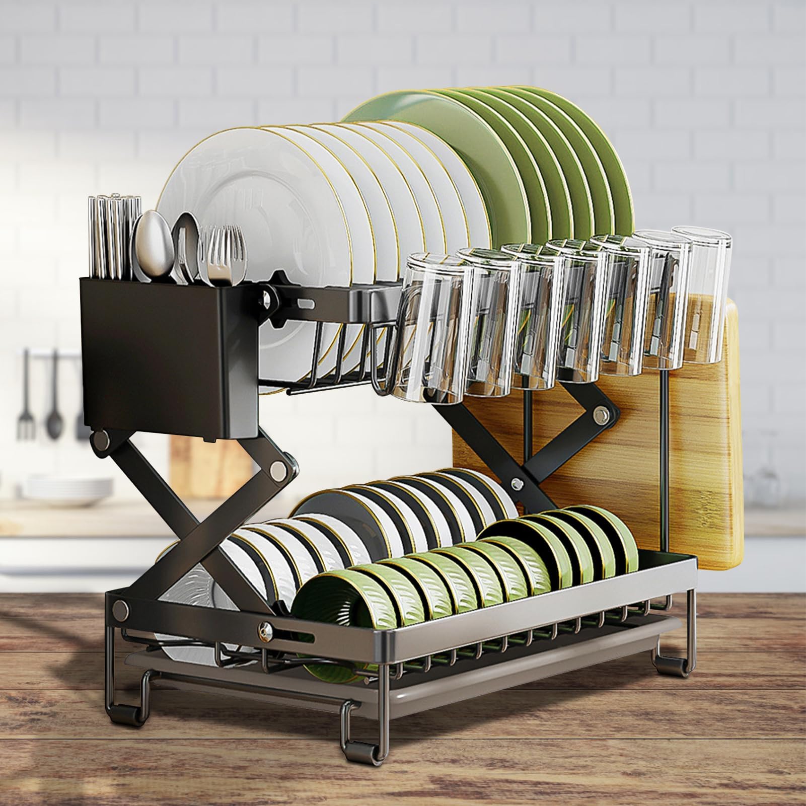 Amazon.com - SWEETBIUTI Dish Drain Board Tilt PP Dish Drainer Quick Dry ...