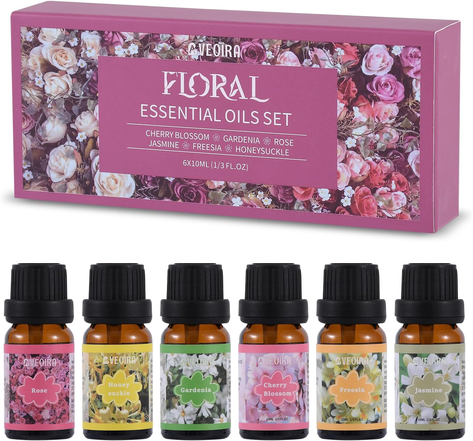 Amazon.com: Floral Essential Oils Set for Diffusers & Candle Making ...