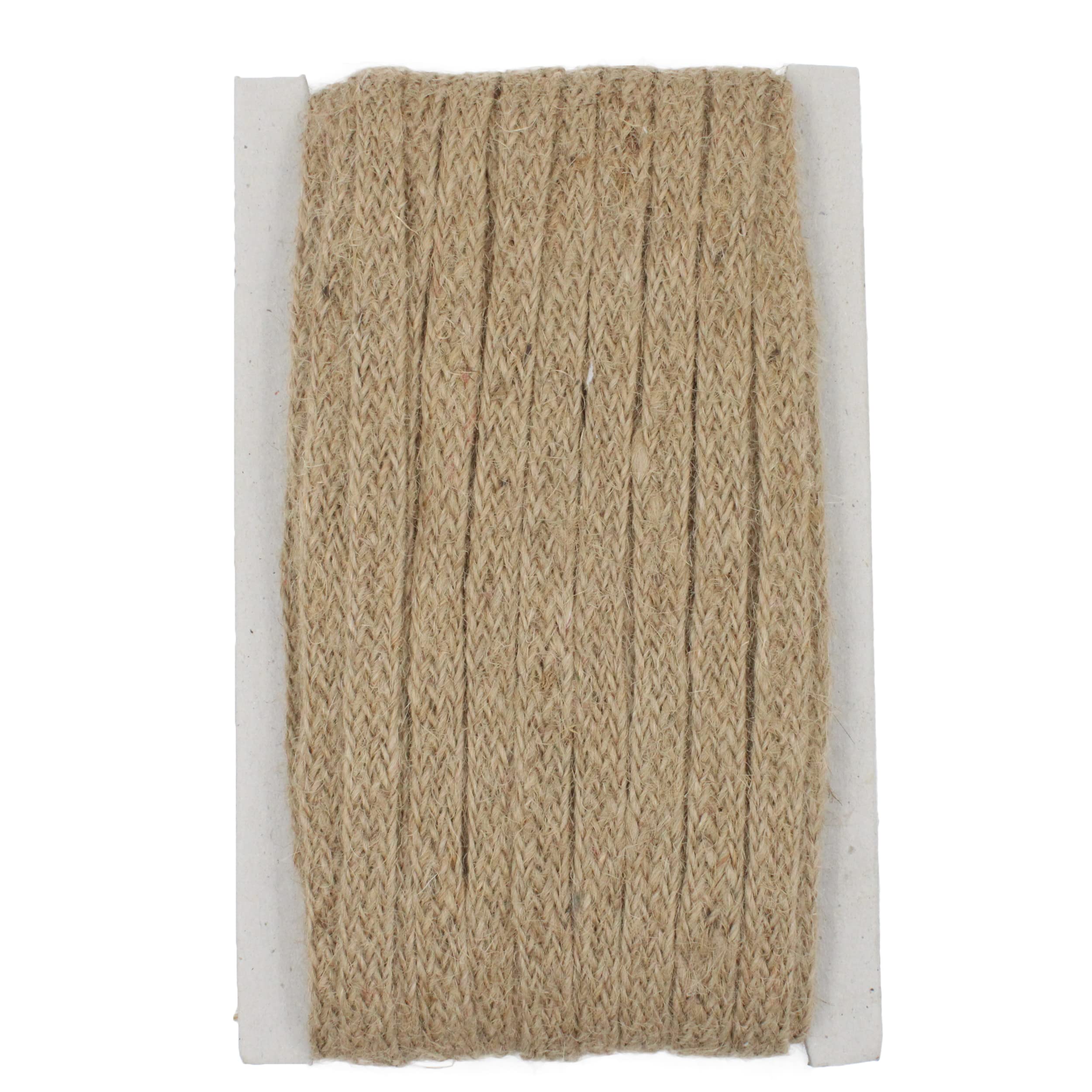 Bobbiny Natural Flat Braided Jute Twine Rope Linen Twine Rustic String ...