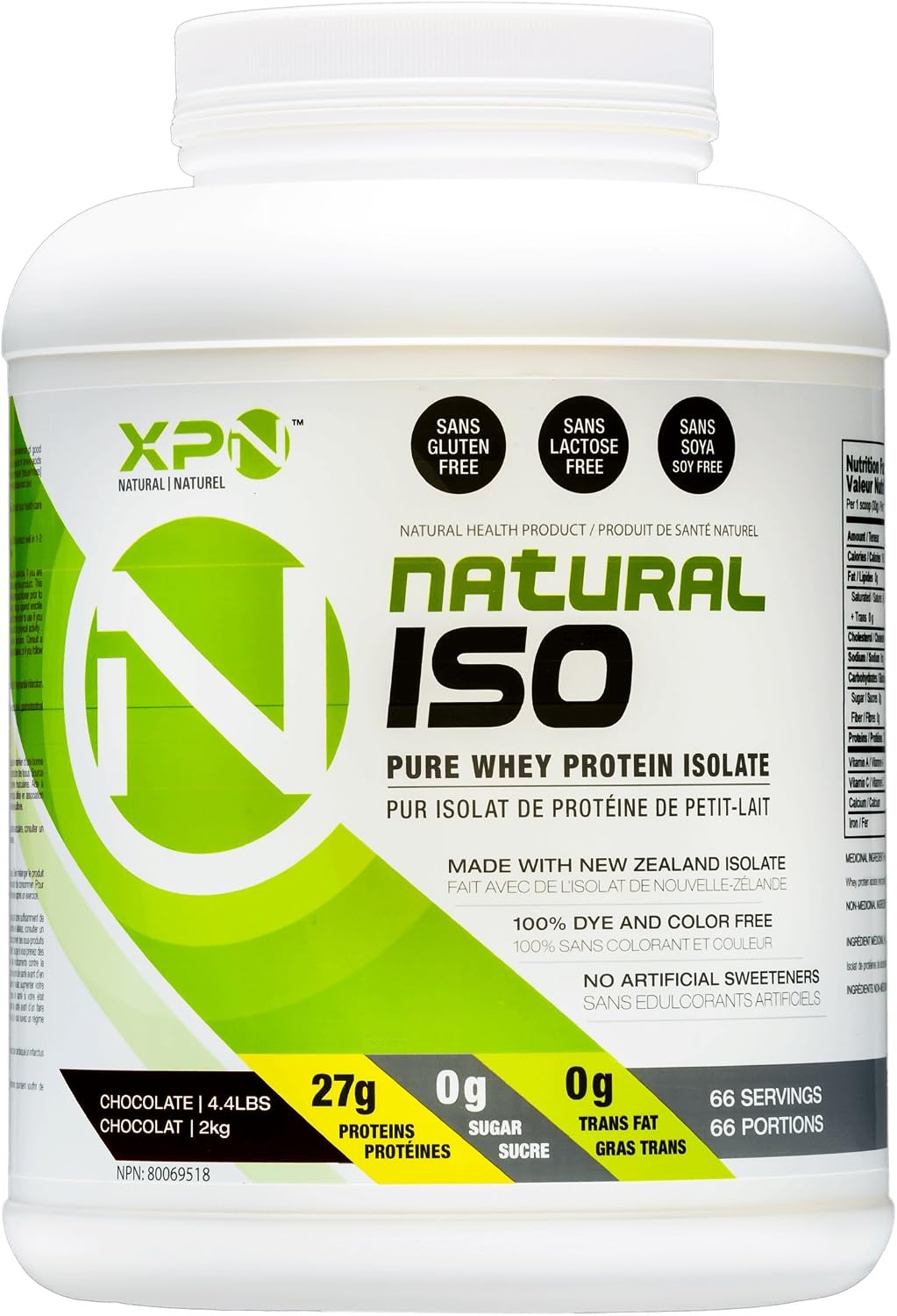 Natural Iso | Pure Whey Protein Isolate | Stevia-Sweetened | XPN ...