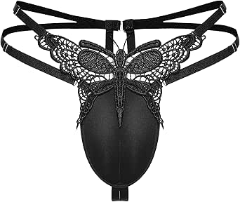 DTODWW Mens Hiding Gaff Panties Thicken Underwear Thongs hollow out ...