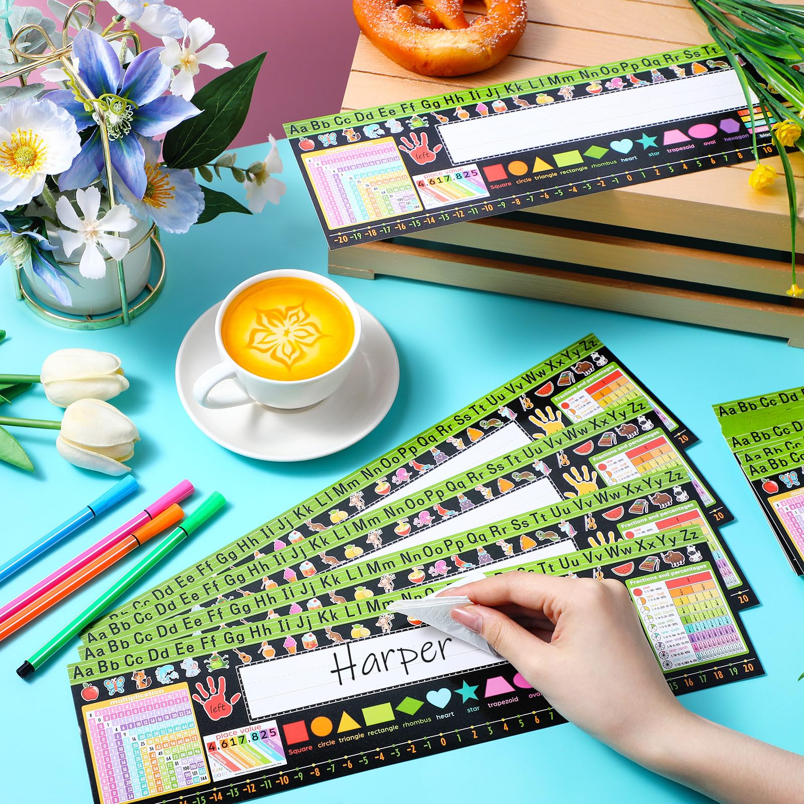 Snapklik.com : Tenceur 36 Pcs Desk Name Plates For Classroom Student ...