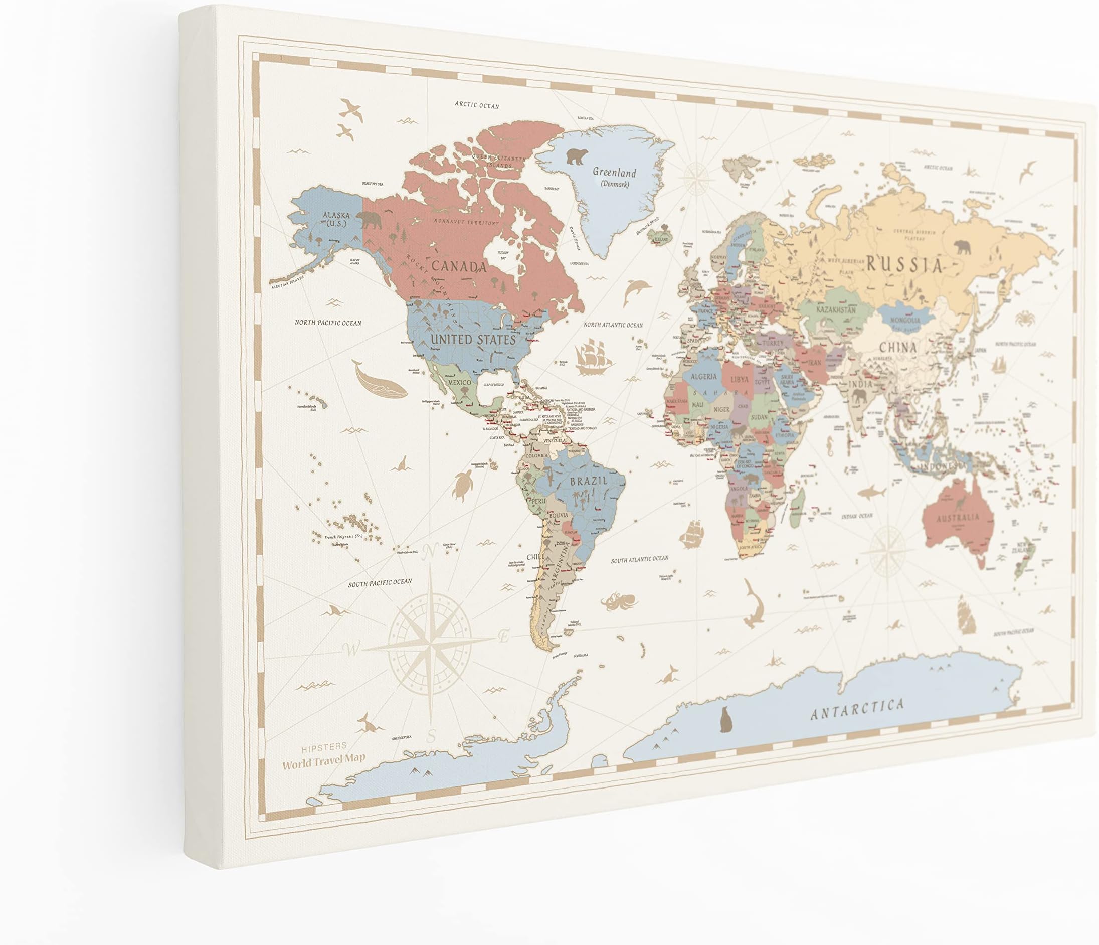 3D Black & Grey Wooden World Map | Wooden World Map for wall | Ready ...