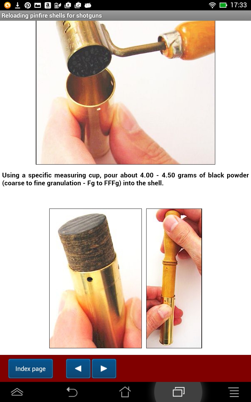 Reloading pinfire cartridges: app su Amazon Appstore