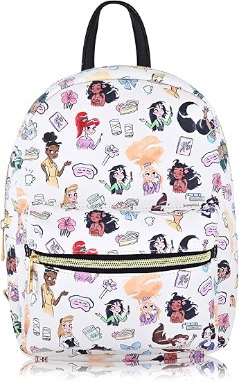 Amazon.com: Disney Princess Backpack for Women, Men, Unisex | Cute PU ...