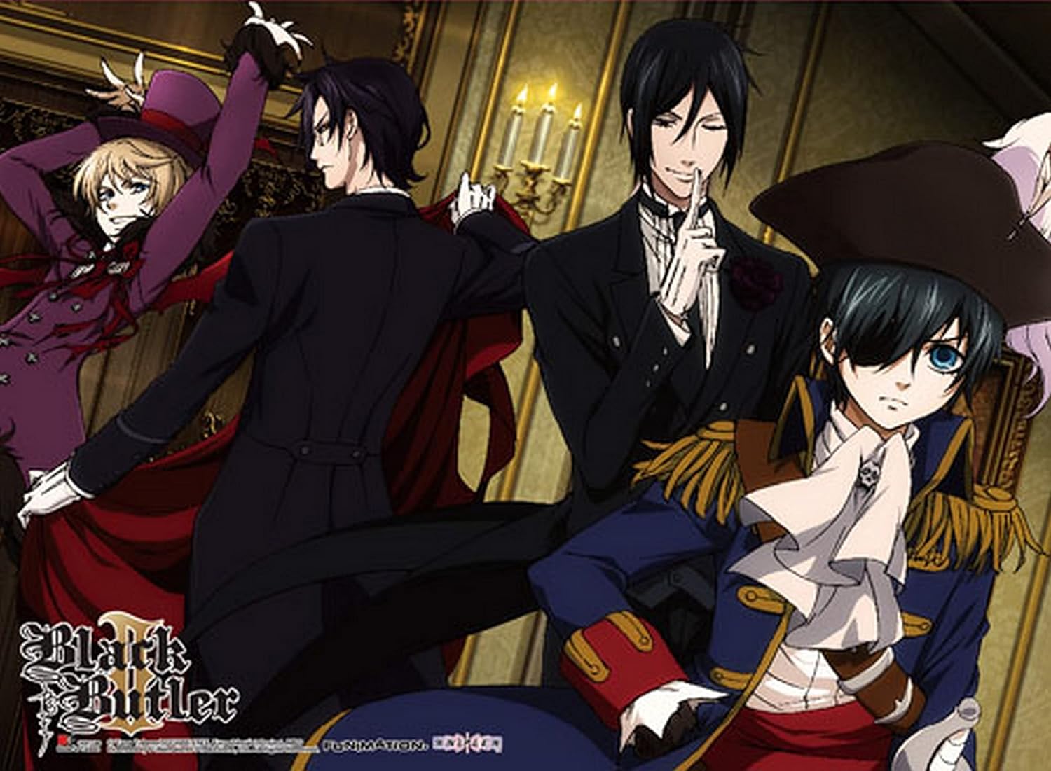Amazon.com: Black Butler 2 - Group 04 Special Edition Wall Scroll ...