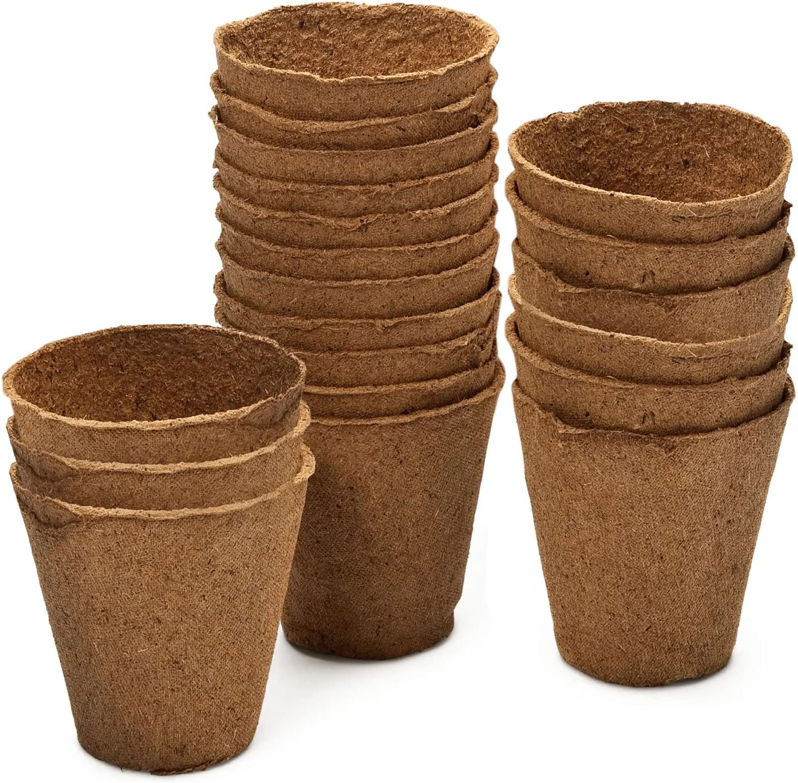 D.A.Y. Republic 20pc Fibre Seedling Pots for Starting Off Most Plants ...