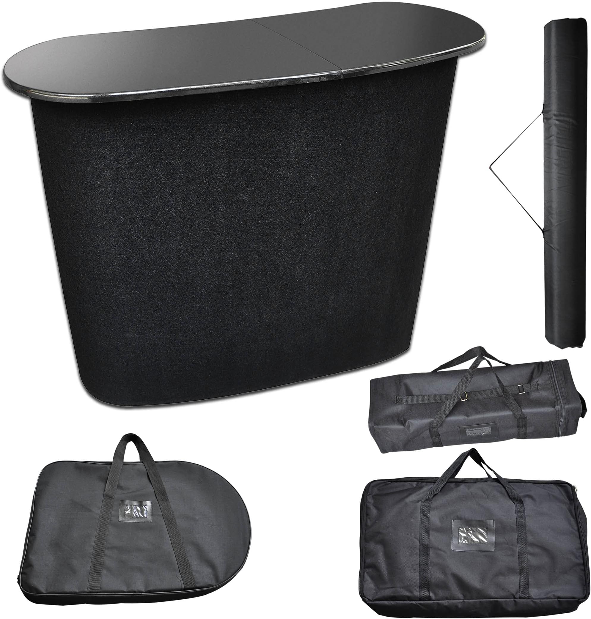 Amazon.com : Portable Pop Up Podium Counter Table Stand Promotion ...