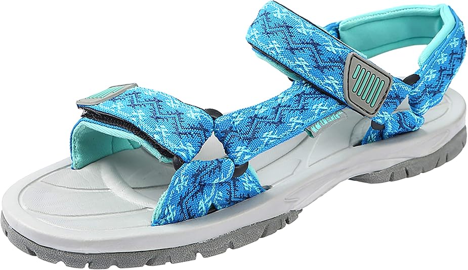 Amazon.com | Northside Women's Seaview Sport Sandal, Blue/Aqua, Size 10 ...