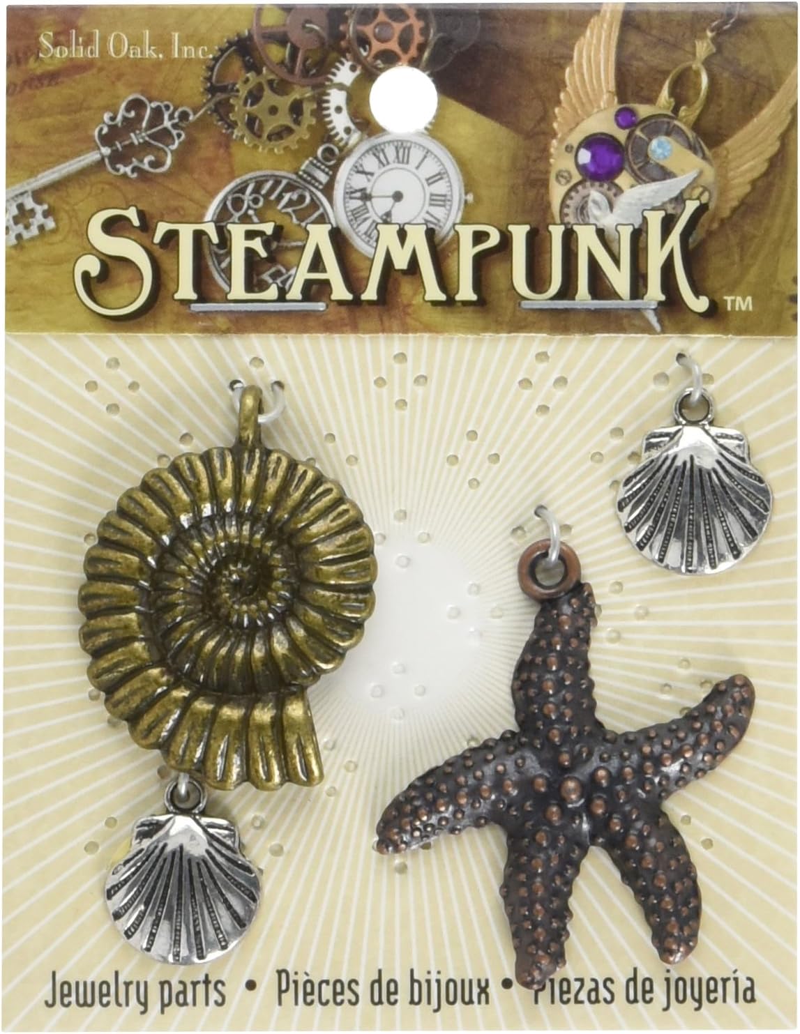 Amazon.com: Solid Oak STEAM009 Steampunk Metal Accents Sealife (4 Pack)