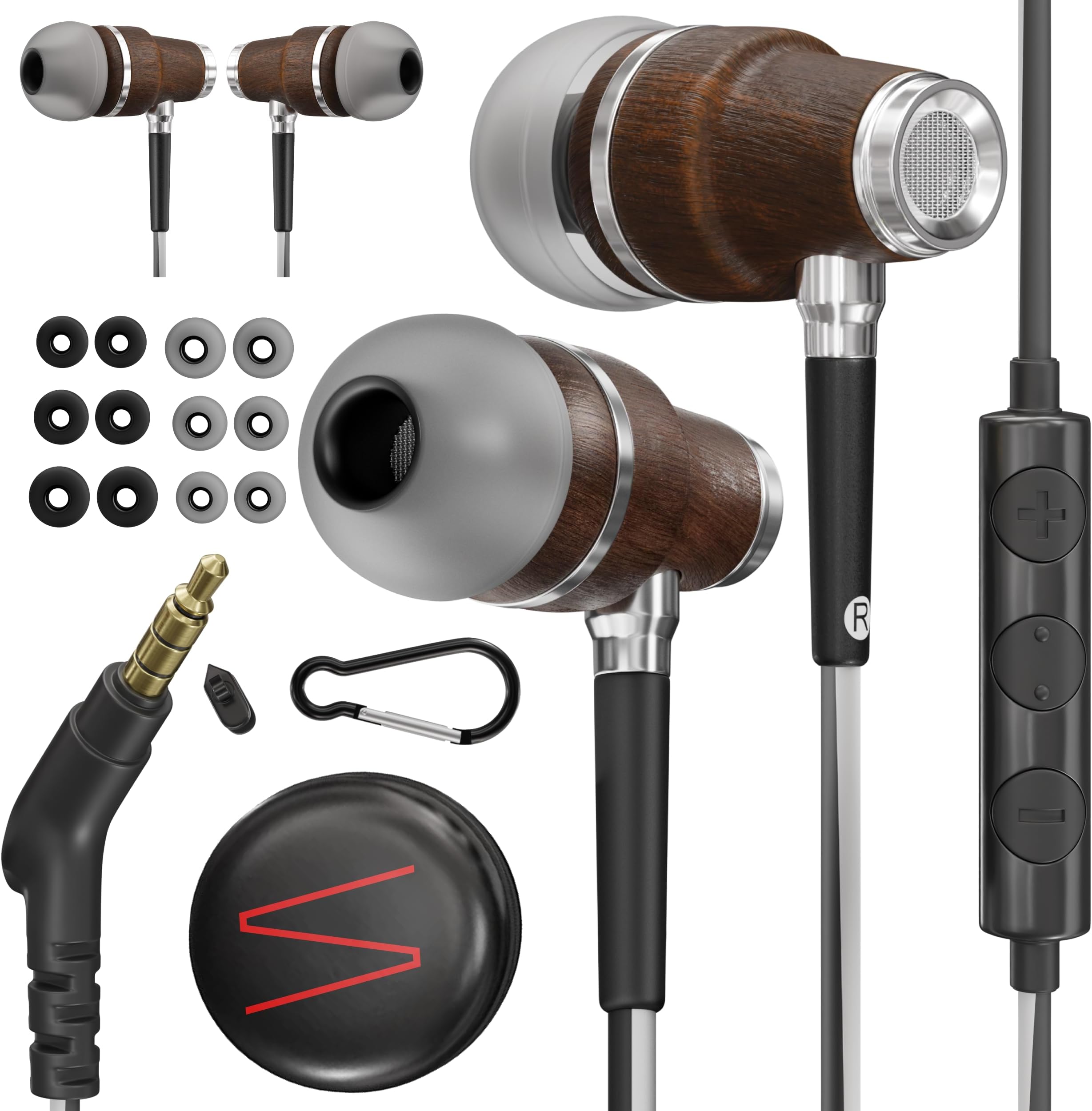 Amazon.com: Logitech Zone Wired Earbuds with Noise Cancelling Mic ...