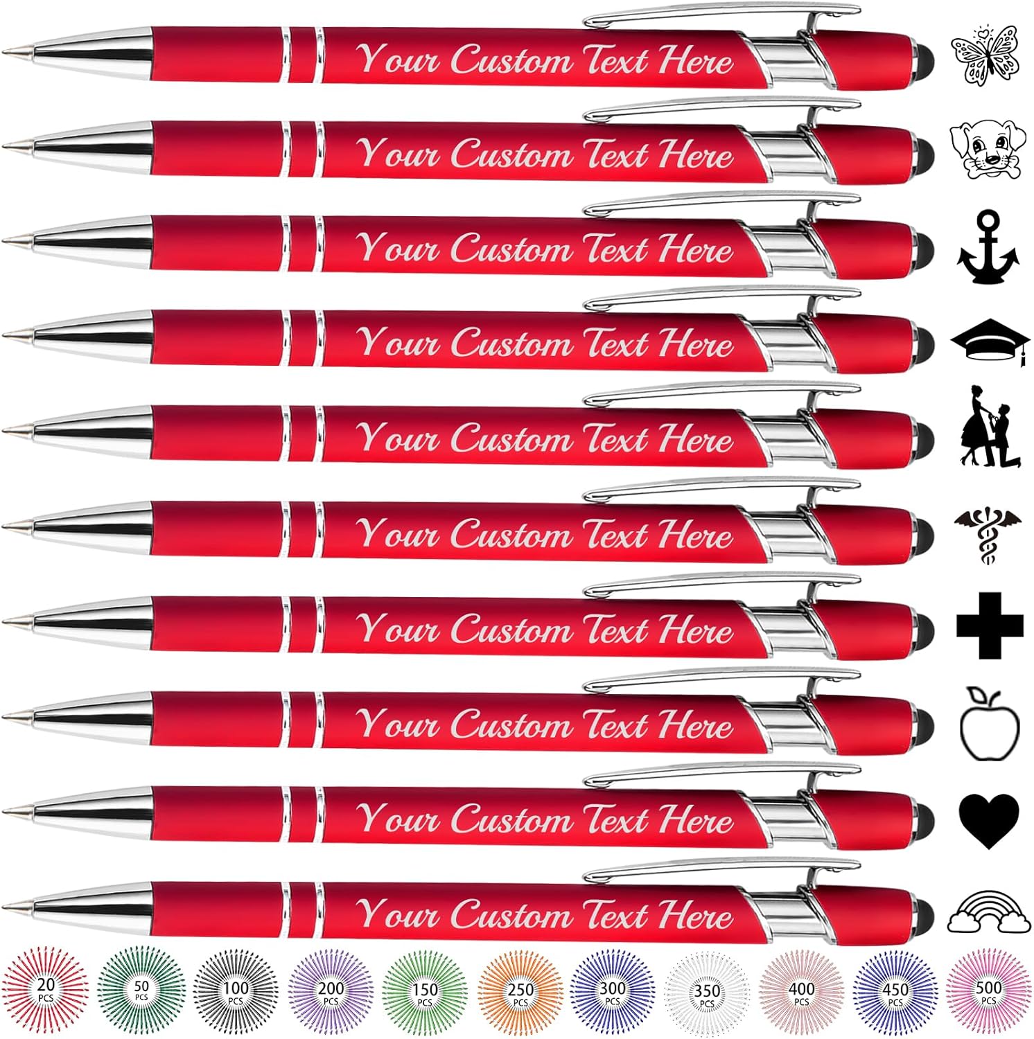 Amazon.com : UxCaLuc Custom Pens Personalized Pens with Name Engraved ...