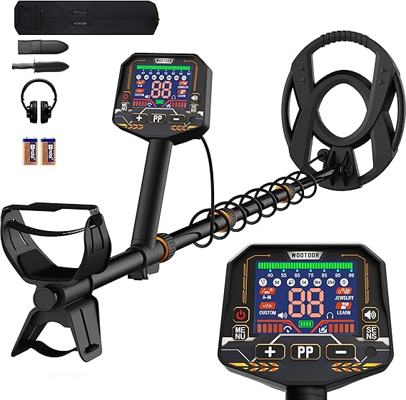Amazon.com : WOOTOOR Metal Detectors for Adults Waterproof ...