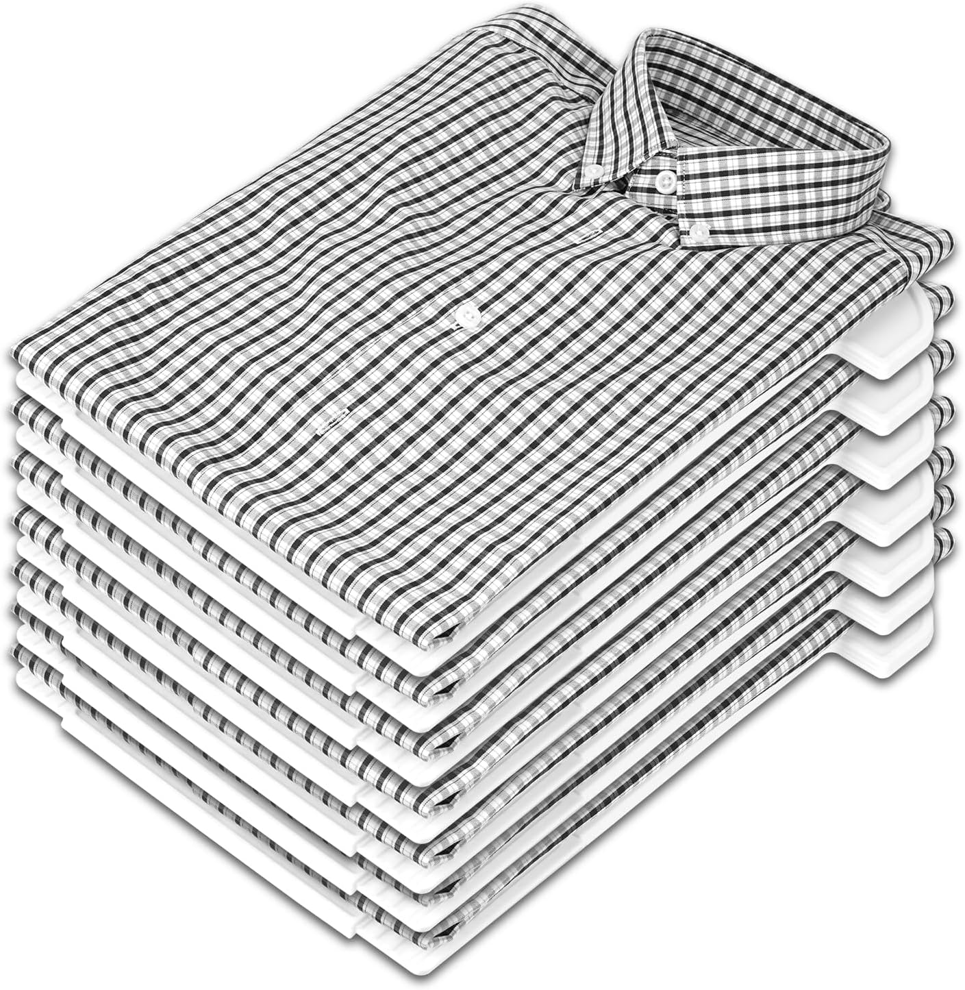 Amazon.com: Shirt Folder Board, 10 PCS T Shirt Organizer, Stackable ...