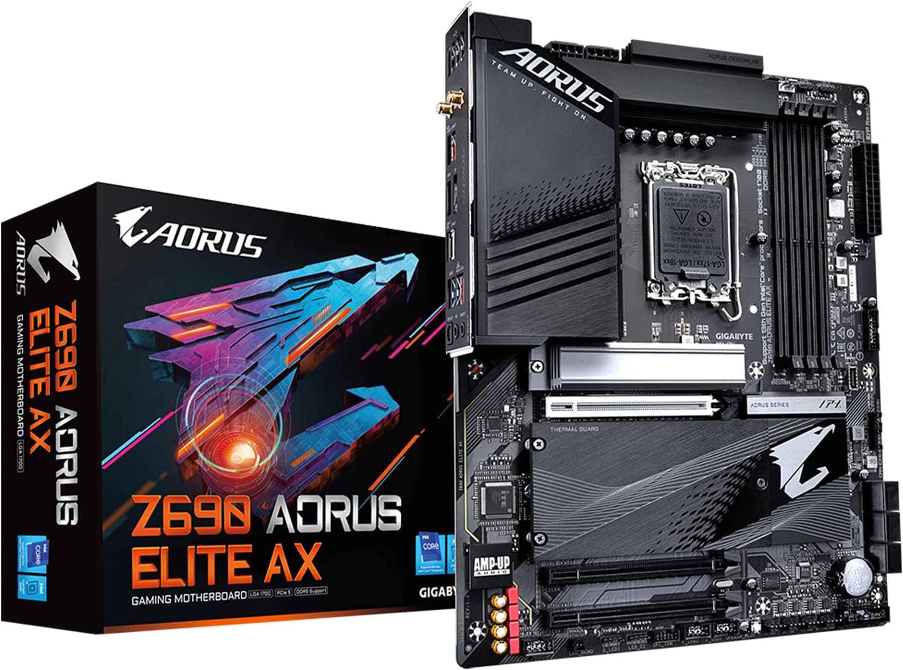 Amazon.com: GIGABYTE Z690 AORUS Elite AX (LGA 1700/ Intel Z690/ ATX ...