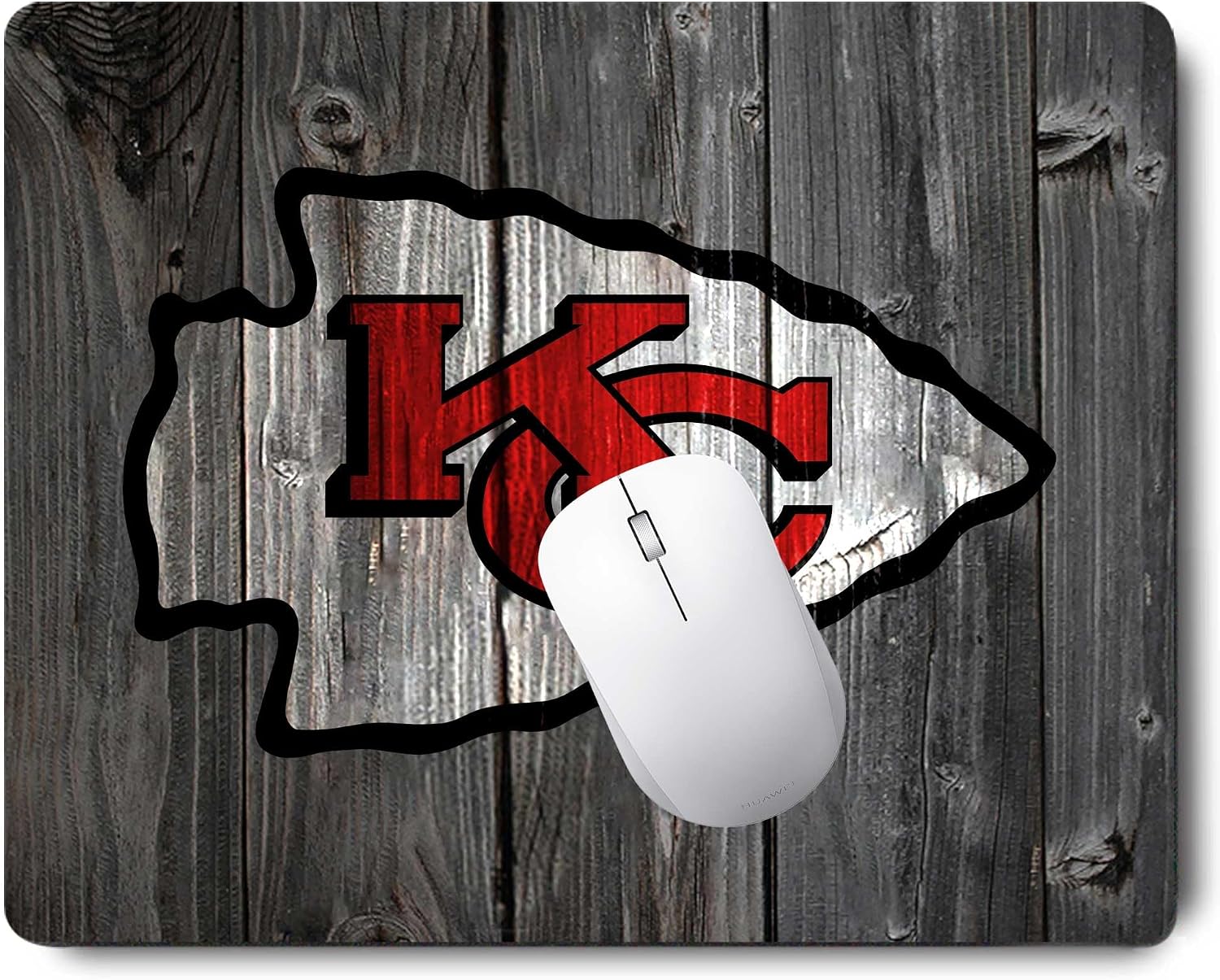 Amazon.com: Wood Grain Design Sports Mouse Pad, Non-Slip Rubber Base ...