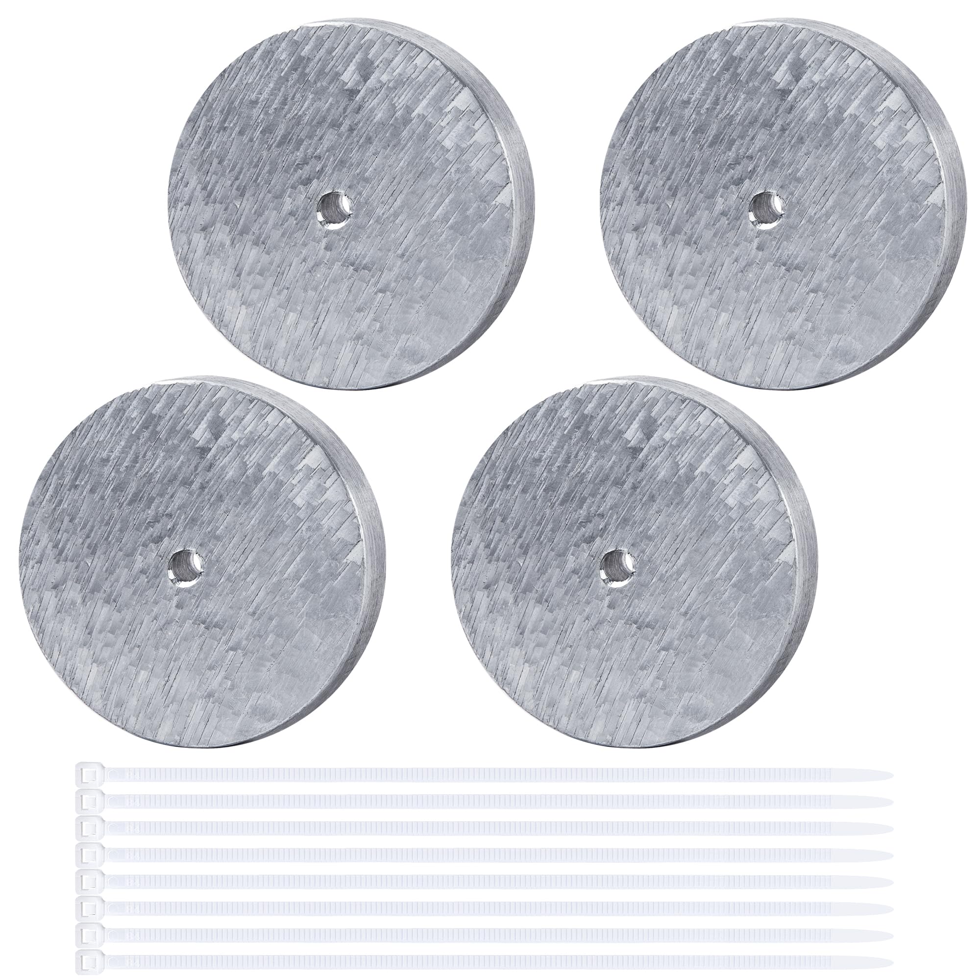 Snapklik.com : DECOHS 4 Pack Zinc Anode Plate- Zinc Anode Weight- Anti ...