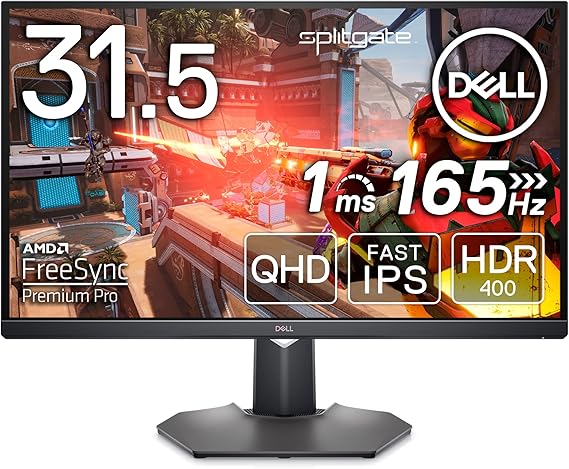 Dell G3223D 31.5 Inch QHD (2560x1440) Gaming Monitor, 165Hz, Fast IPS ...