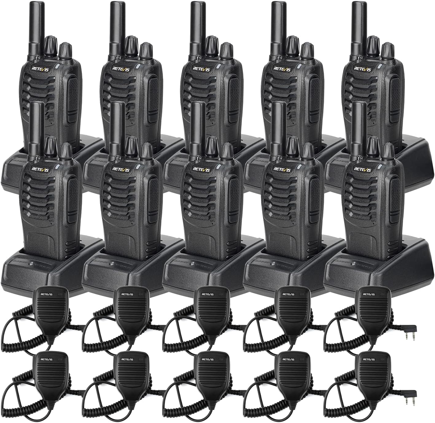 Amazon.com: Retevis RT27 Walkie Talkies for Adults with Speaker ...