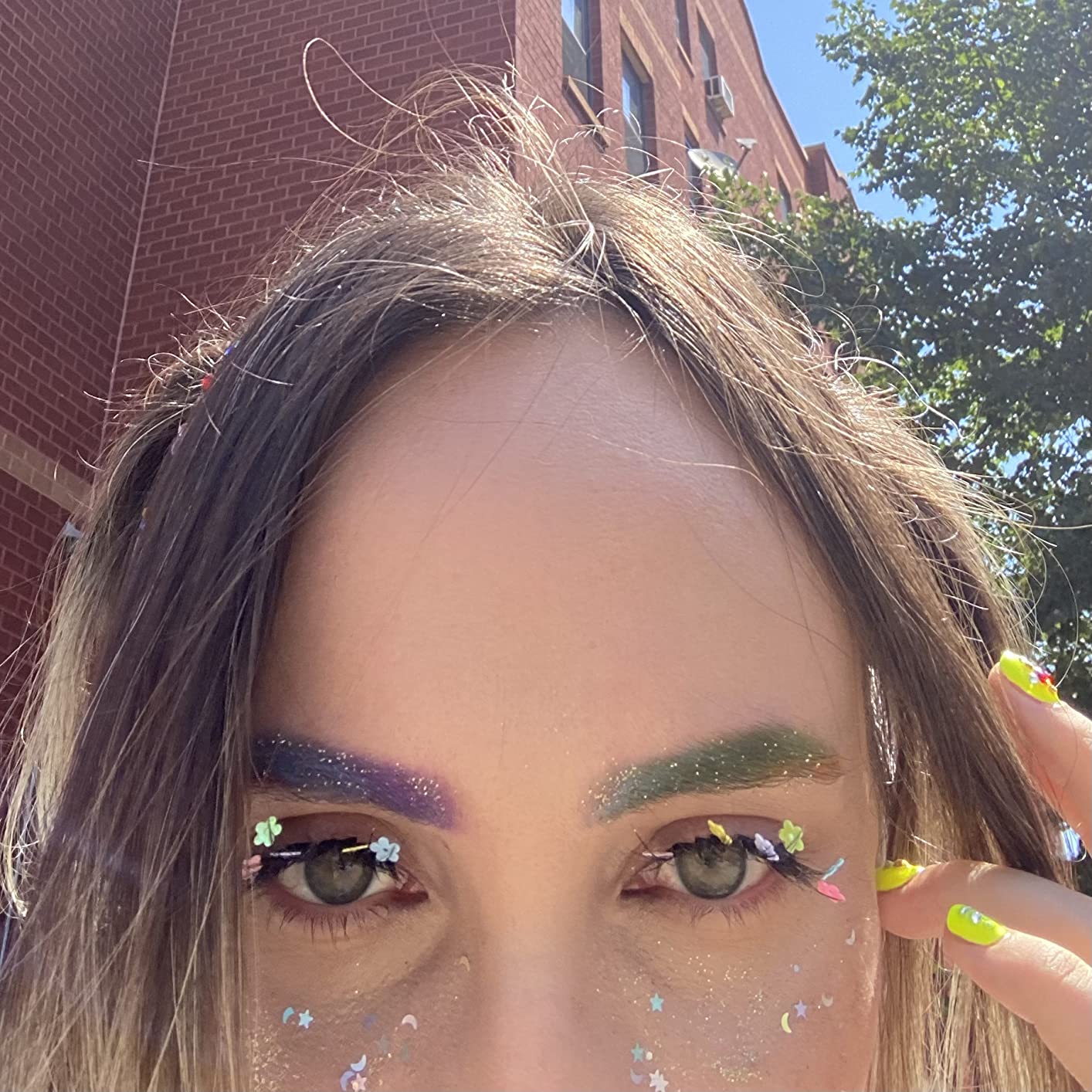 Amazon.com: 3 Pairs False Eyelashes, Festival Styles Dramatic Glitter ...