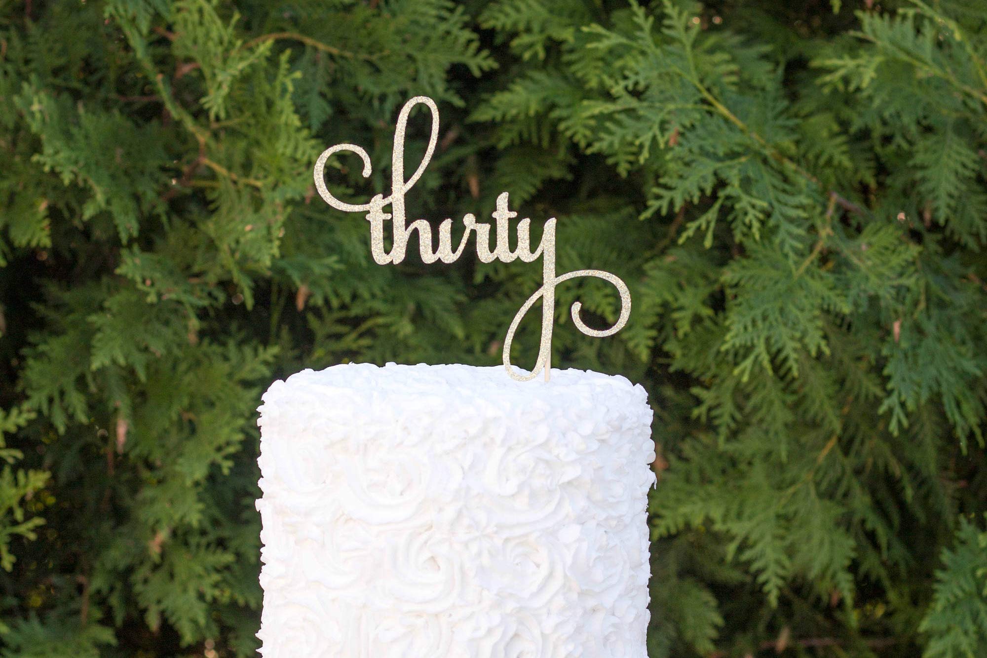 30th Birthday Cake Topper Dirty Thirty Cake Topper 30th Anniversary ...