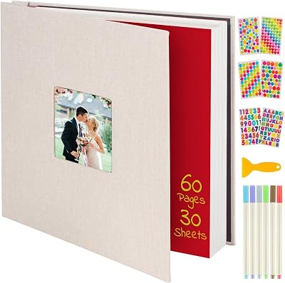 Amazon.com: Photo Album 8x10 – 64 Photos for 8x10 Photo Album, Clear ...