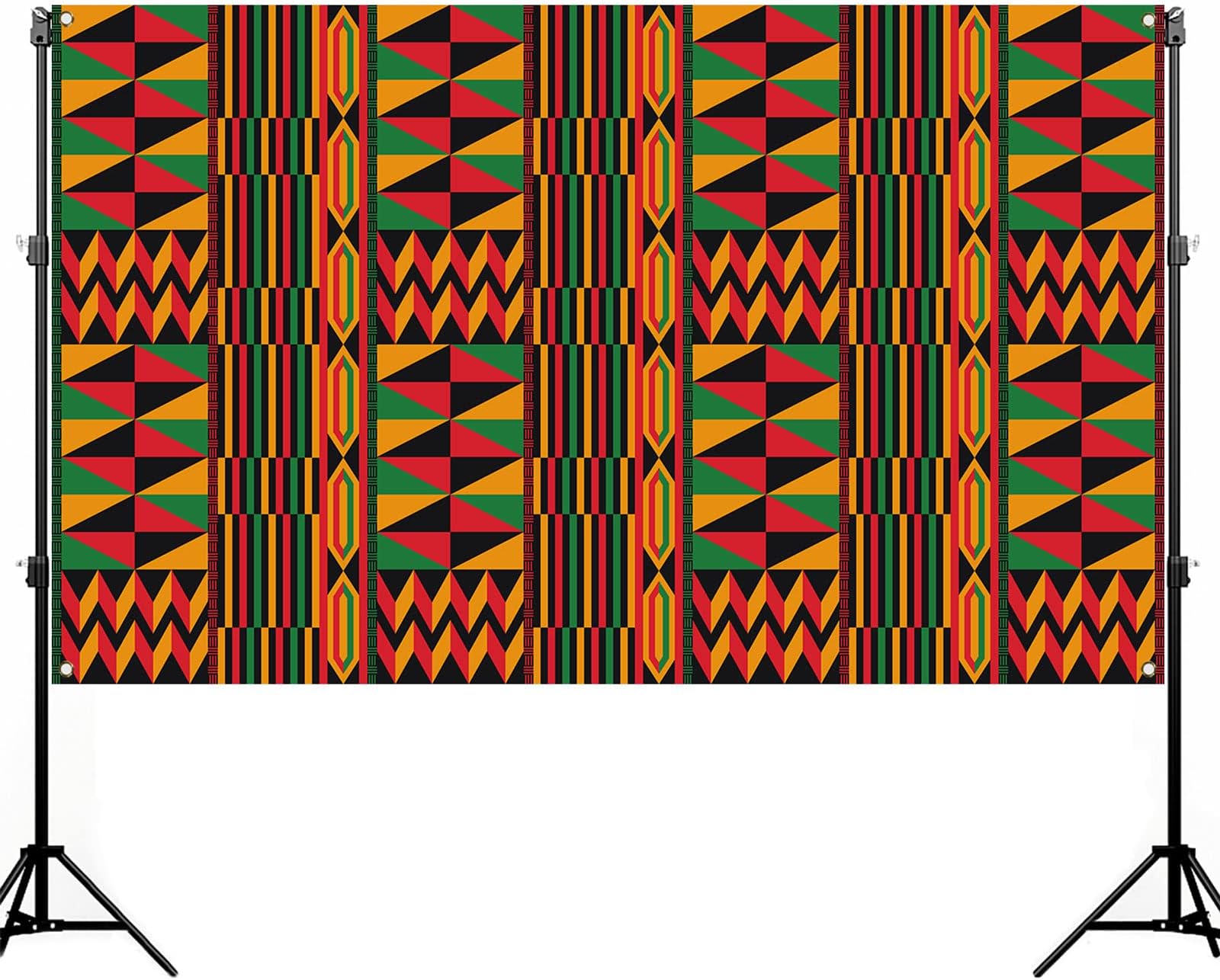 Amazon.com : Nepnuser African Kente Photo Booth Backdrop Juneteenth ...