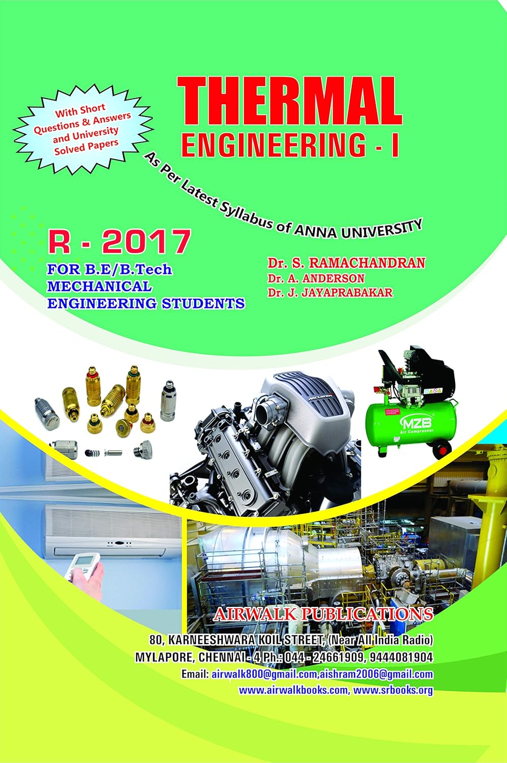 Thermal Engineering-1-TN R-2017 : Dr.S.Ramachandran,Dr.A.Anderson,Dr.J ...
