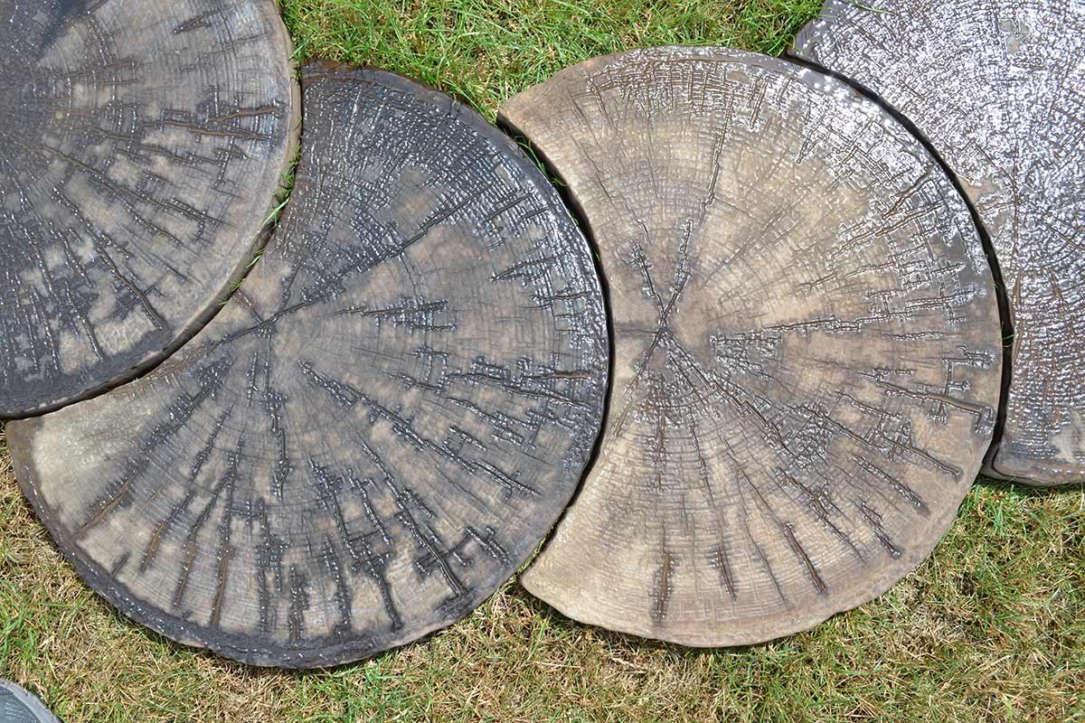 Plastic Log Stepping Stones Large Log Stepping Stone Mould Castaway