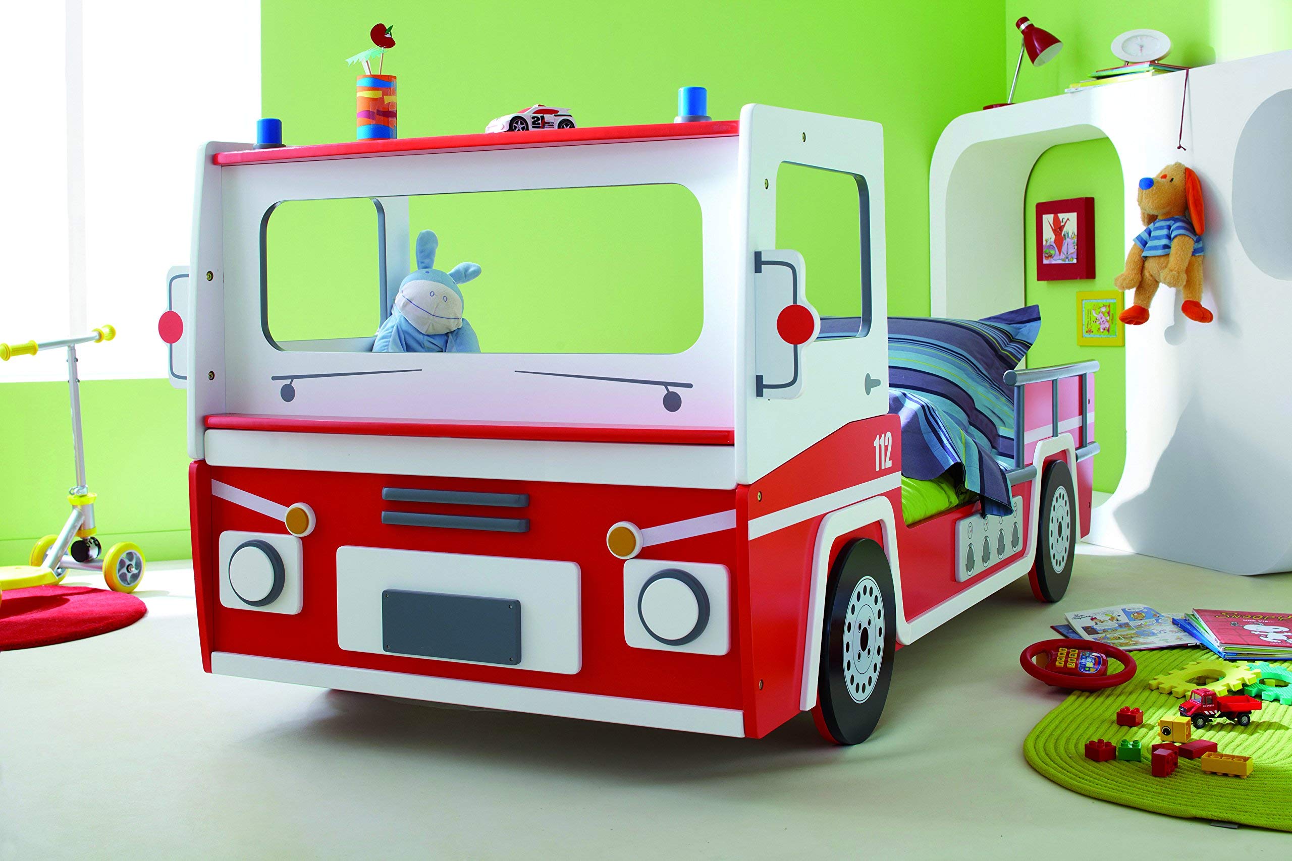 Fire Truck Baby Bed Feuerwehrsofa Mit Anhänger