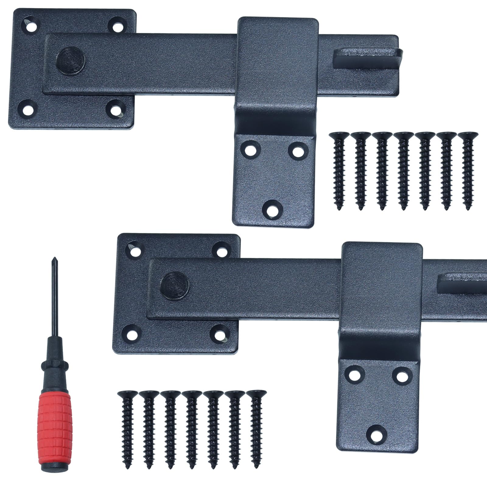 Snapklik.com : GUSUHAWK 2 Pack Heavy Duty Flip Door Latch Farm Flip ...