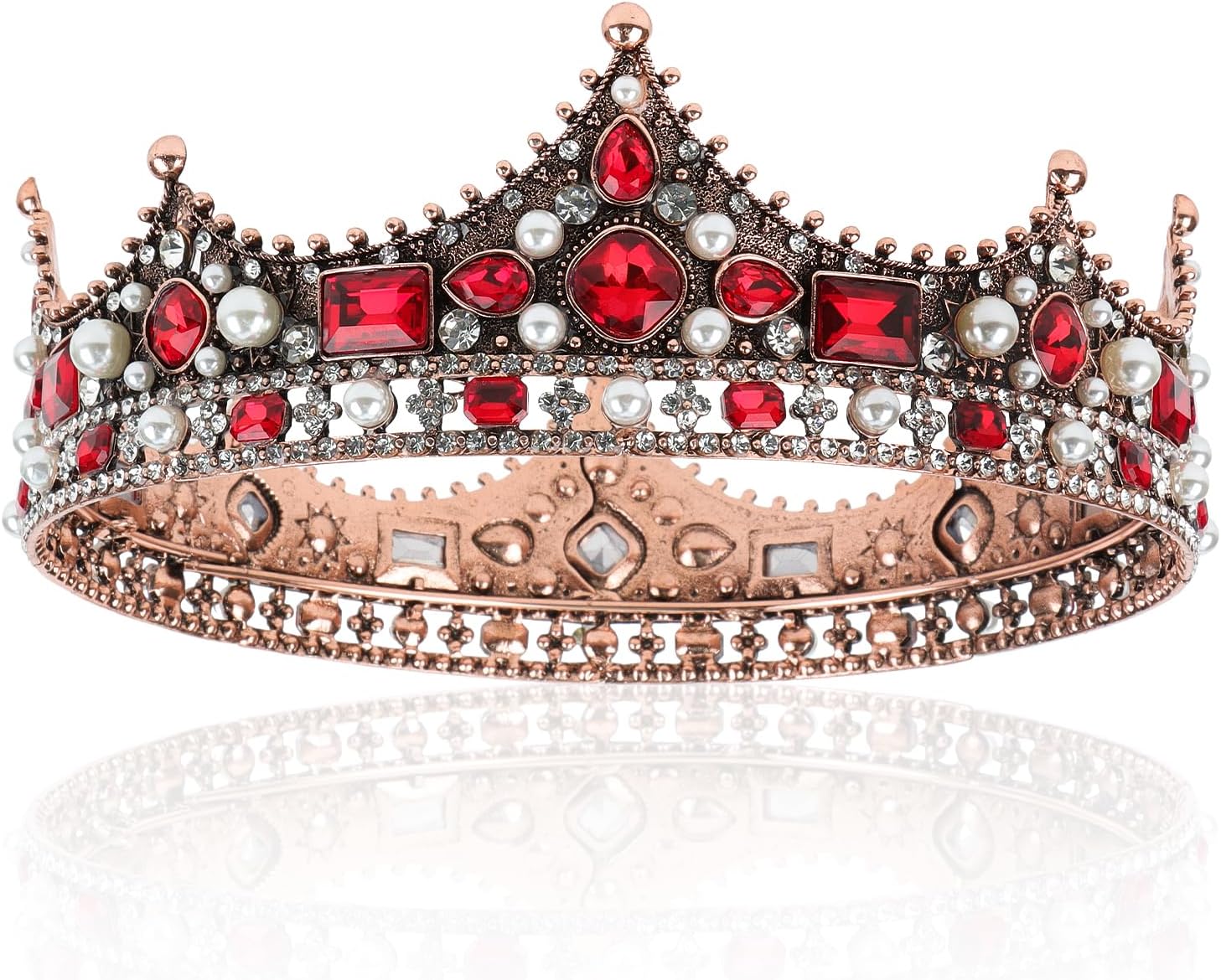 Amazon.com : King Crown, CIEHER King Crowns for Men Crystal Vintage ...