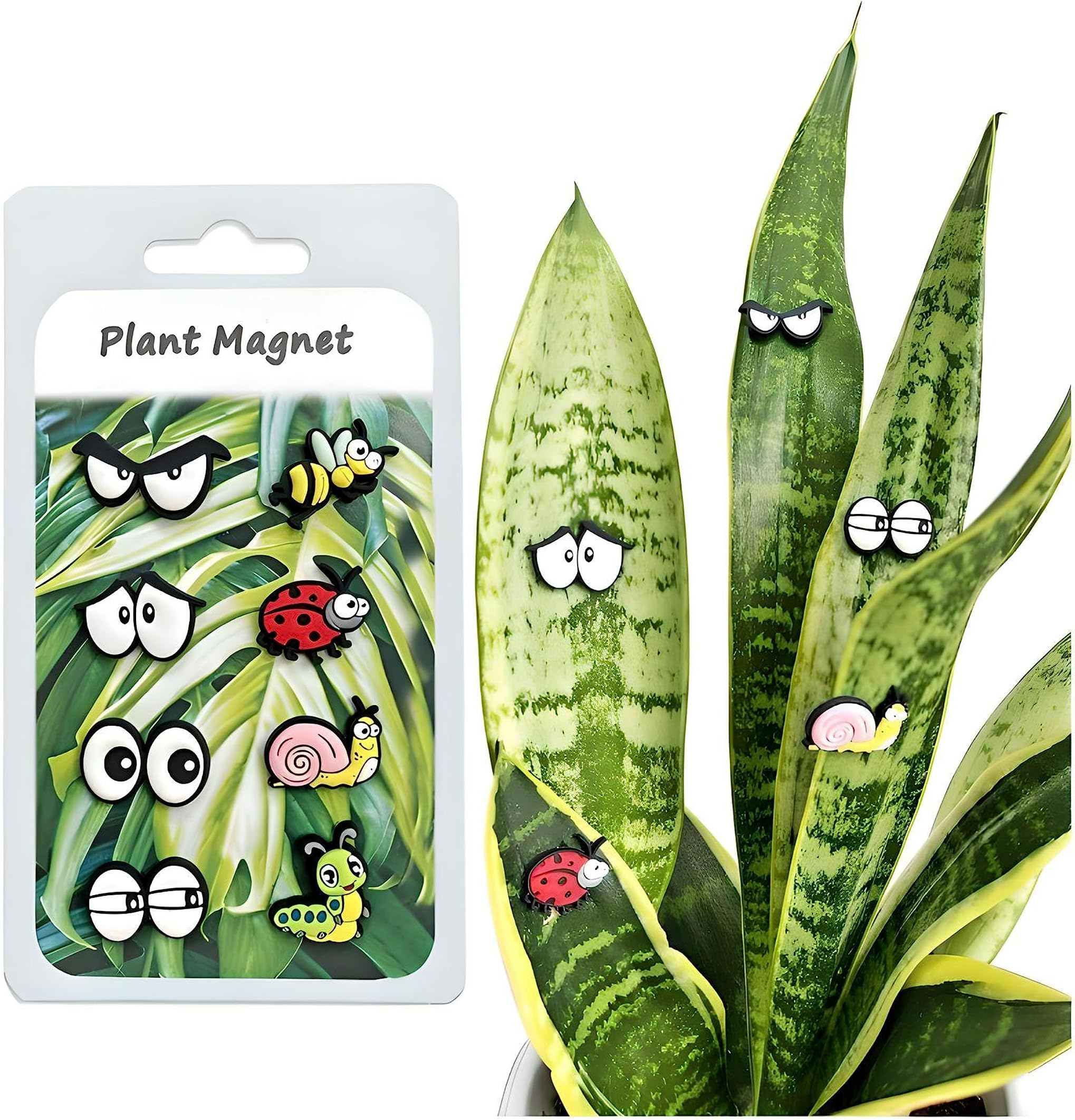 Amazon.com: BRATEAYA Plant Magnets Eyes for Potted Plants - Set of 8 ...