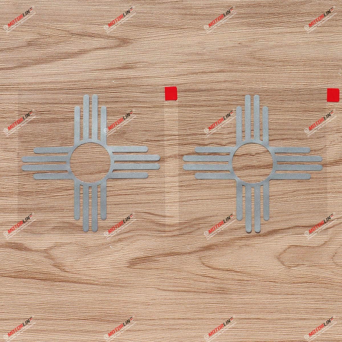 Amazon.com - New Mexico State Flag NM Ancient Zia Sun Vinyl Decal ...