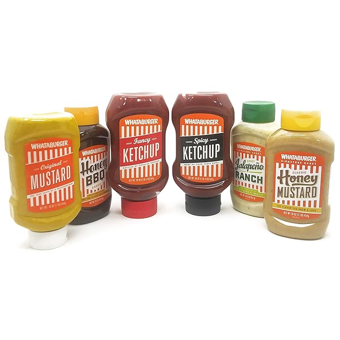 Buy Whataburger Ultimate Variety Sauce and Condiment Pack - Ketchup ...