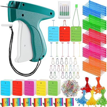 Amazon.com : 3576 Pcs Tagging Gun Clothes Garment Tag Attacher Kit with ...