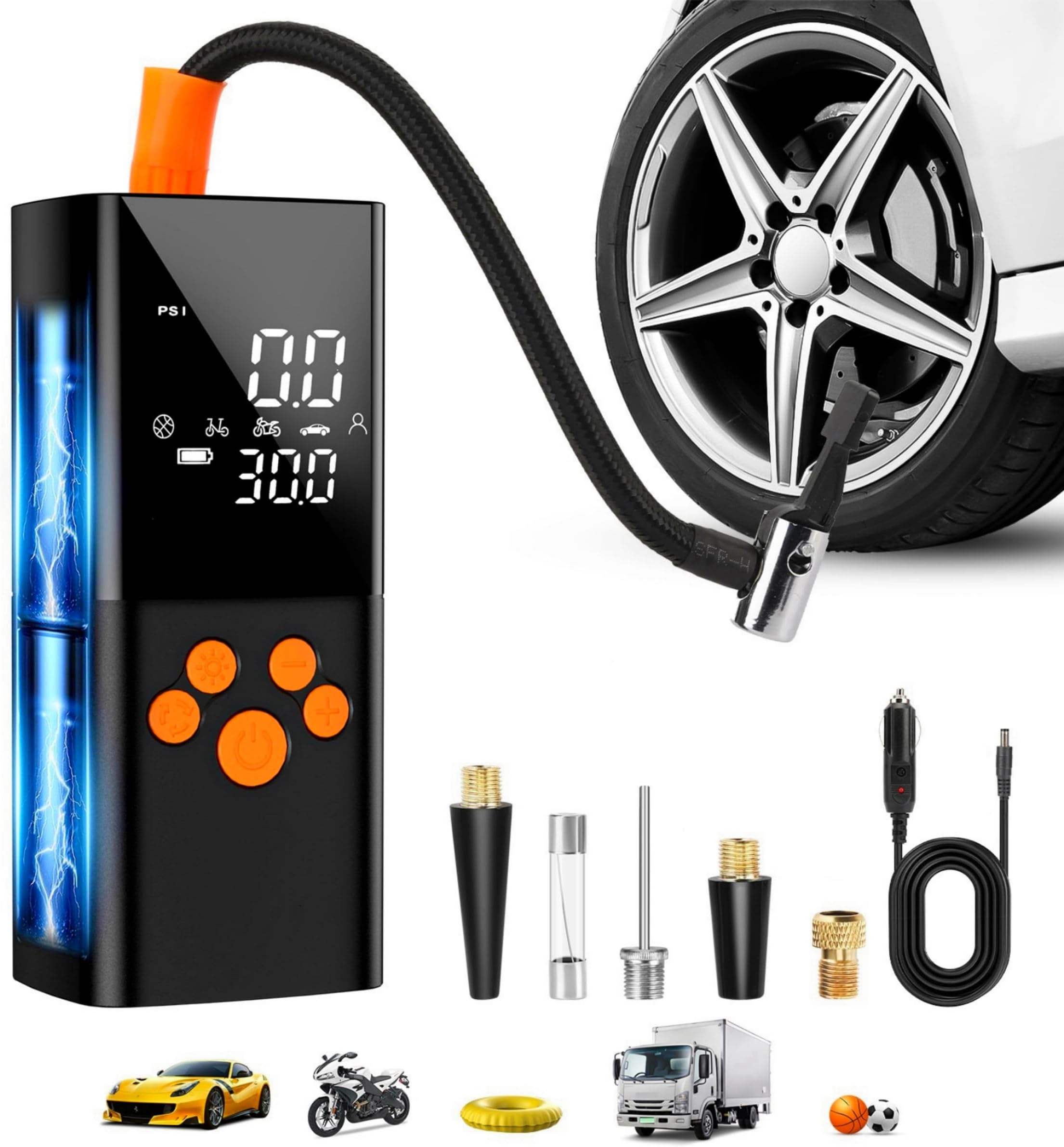 Amazon.com: Firestone Digital Air Compressor Auto Pump Portable Tire ...