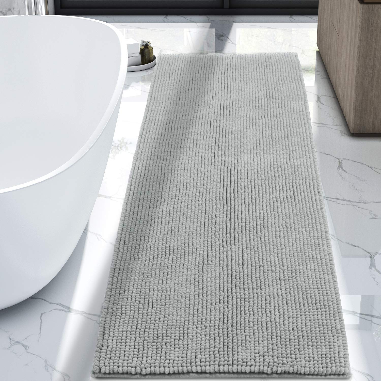 XIYUNTE Bath Mat - 50×140 cm/20×55 inch Extra Long Bath Rugs Soft Non ...