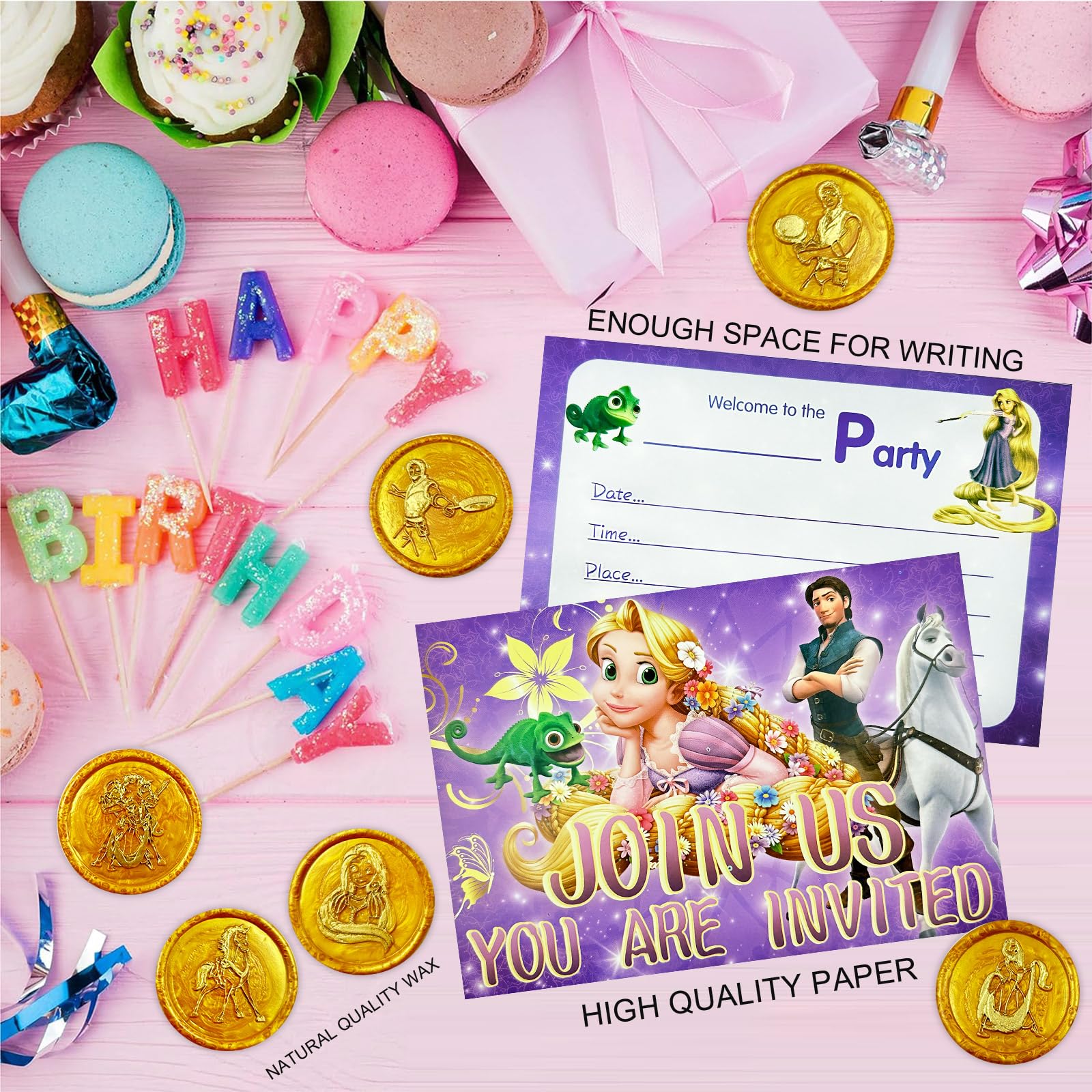 Rapunzel Invitation Blank